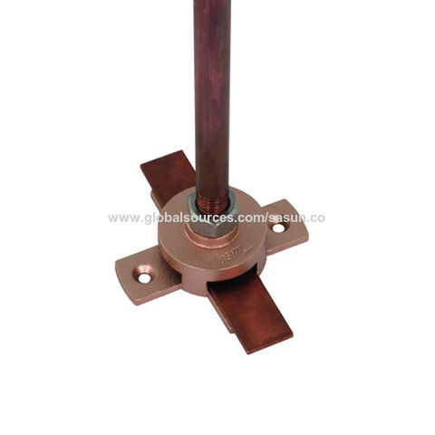 China Copper coated steel rod Hot dip galvanizing ground rod Copper ...