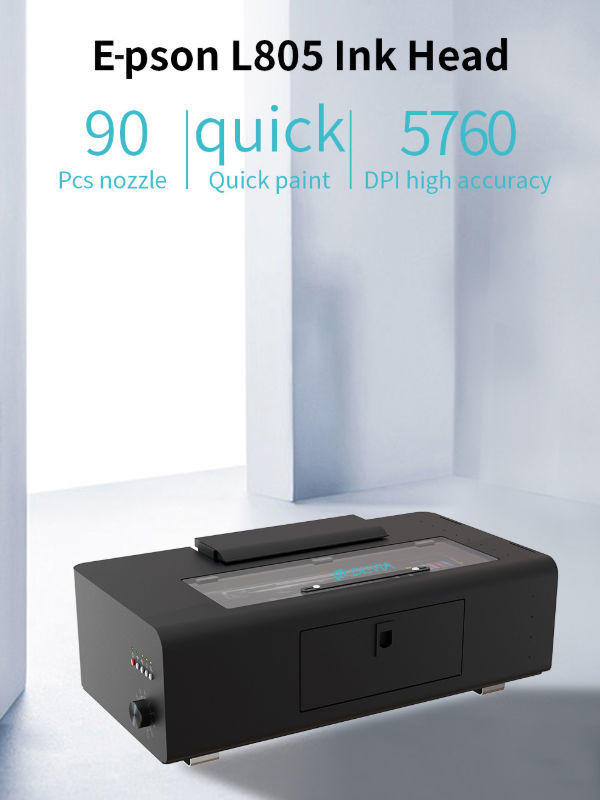 China Coloful Small size mini UV Inkjet printer plotter machine make ...