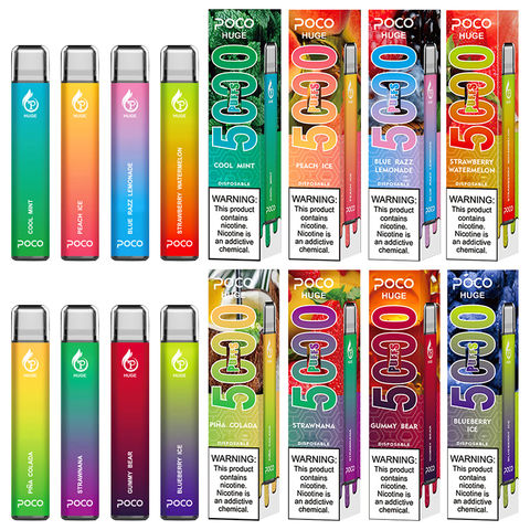 China Original 5000puffs POCO Huge mesh coil 950mAh bottom USB charge ...
