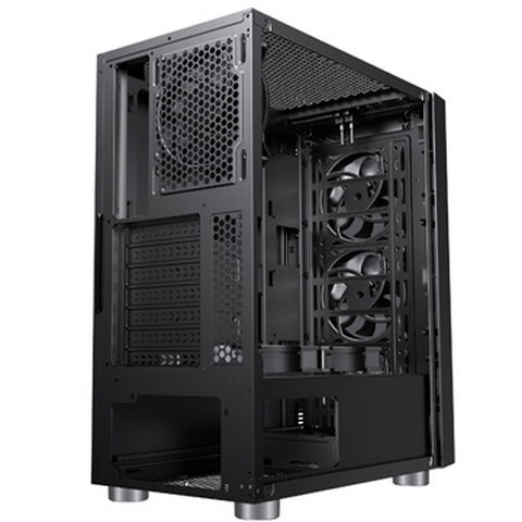 China SAMA acrylic ATX hot selling tempered glass gaming pc case on ...