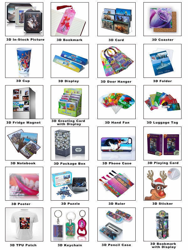 2022 New promotional 3d lenticular patch for t-shirt tpu pvc clothing ...