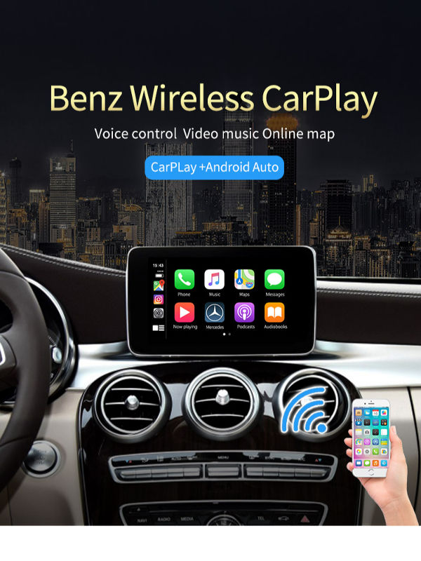 Carlinkit carplay android auto box interface mercedes for benz W123 ...