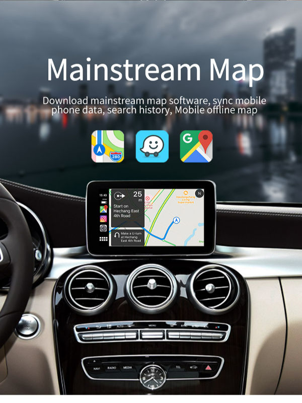 Carlinkit carplay android auto box interface mercedes for benz W123 ...