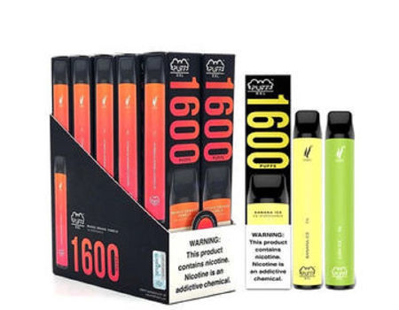 China 1600 puffs 5% Nicotine puff xxl disposable vape pen pod device on ...