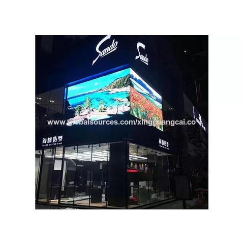 China P6 signage enclosure cutom led casino Outdoor Digital Advertising ...