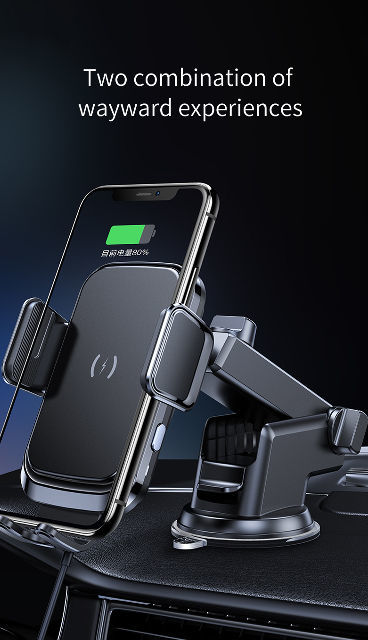 Wireless automatic sensor car phone holder and charger car wireless ...