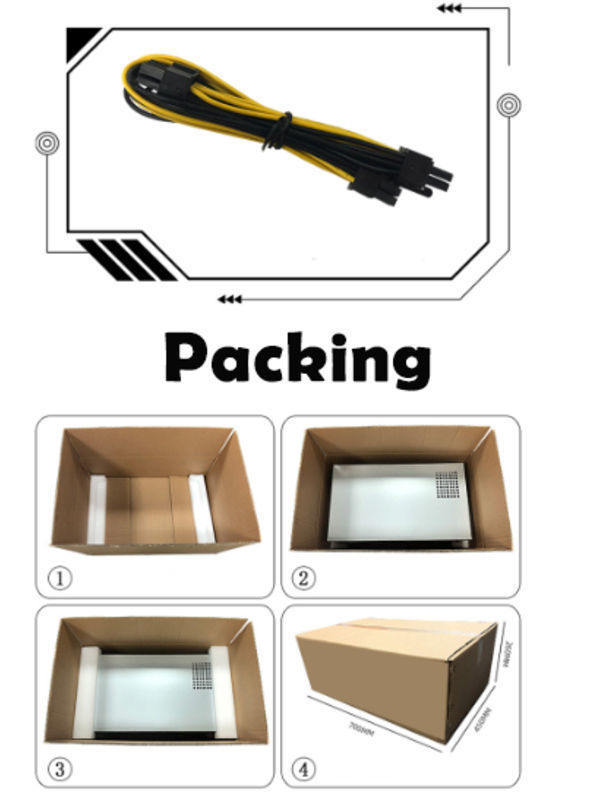 China 70mm Spacing 8GPU mining rig case Frame 8 GPU Rigs Computer ...