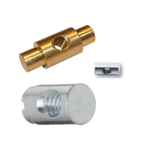China Customized M8 Thread 18mm Length Iron Slotted Drive Cross Dowel ...