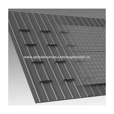 China Metal Roof Solar Racking Rooftop Structure Railless Mounting Mini ...