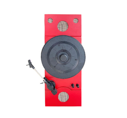 China Built-in Stereo Speakers Aux-in Line out Wood Vertical Vinyl ...