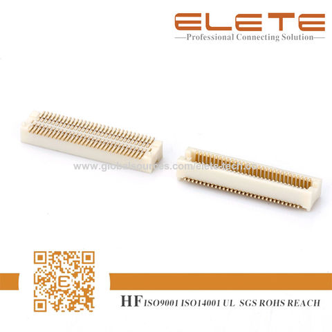 China PCB board to board connector 0.5mm pitch SMT types male & female replace to Hirose DF12 ...