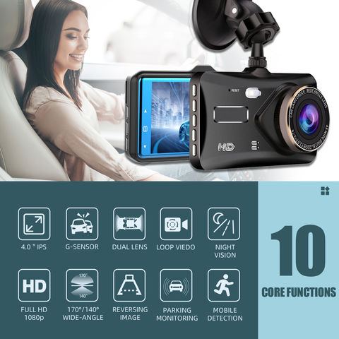 China Car Black Box Camera Good Quality 4 Inches 1080P Dual Lens Hidden ...