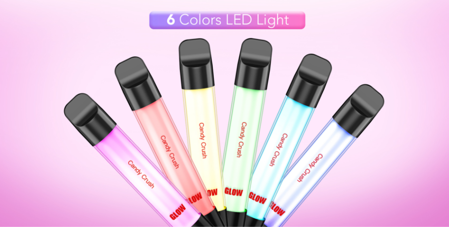 Disposable Vaporizer Vapeman Glow LED Vape with Adjustable Airflow ...