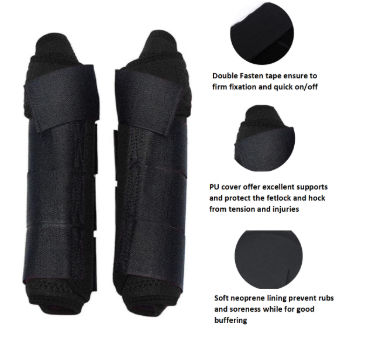 China Neoprene equestrian sports equipment travel boots leg protection ...