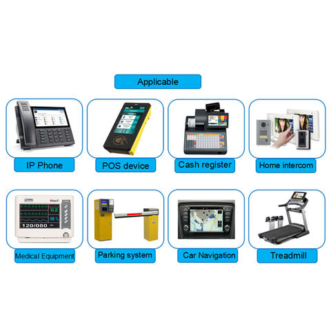 China 7 Inch Protective Capacitive Touch Panel with 10 Pins, IIC ...