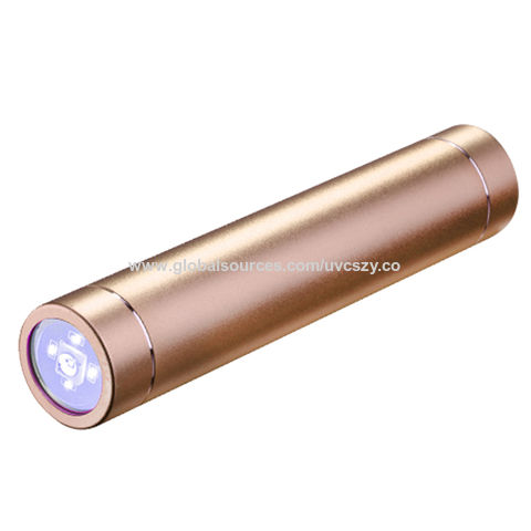 China 2021 LED light UVC sterilizer mini power bank long time standby ...