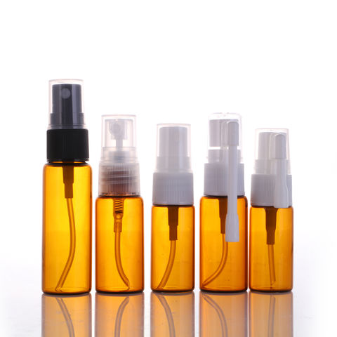 China 10ml 30ml 50ml amber plastic bottle plastic spray bottle on ...