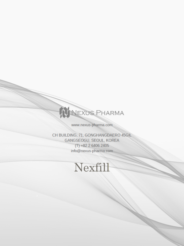 South Korea Nexfill- dermal filler Hyaluronic Acid with Lidocaine on ...