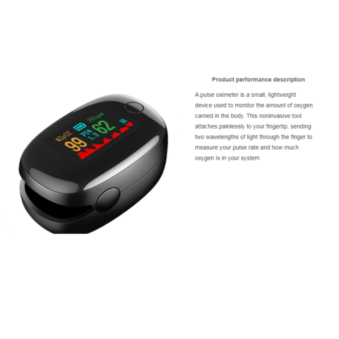 China TFT four color display digital fingertip pulse oximeters on ...