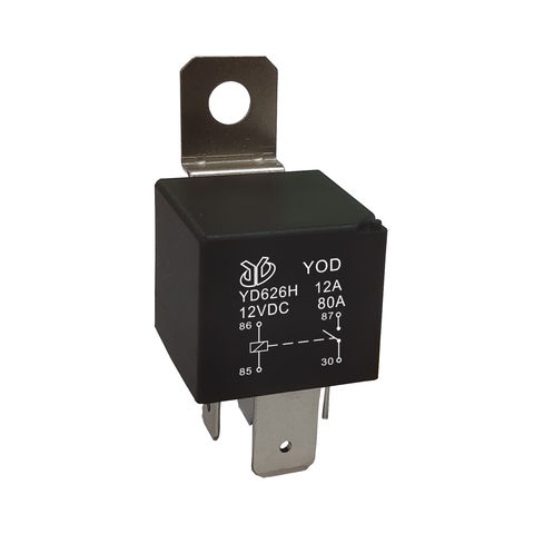 China 12V 4P 80A heavy duty relay, Mounted Bracket, PCB Type, PLUG Type ...