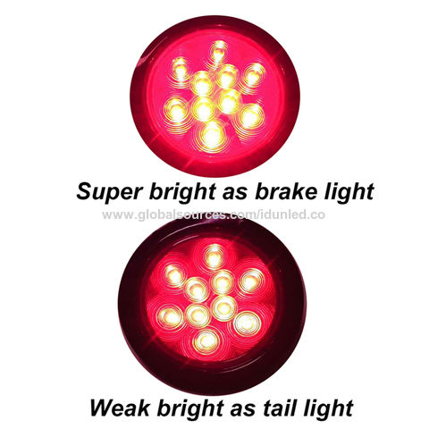 China Round led tail lights led trailer brake lights led stop tail turn ...