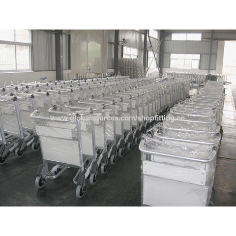 China Hand brake airport luggage trolley with brake on Global Sources ...
