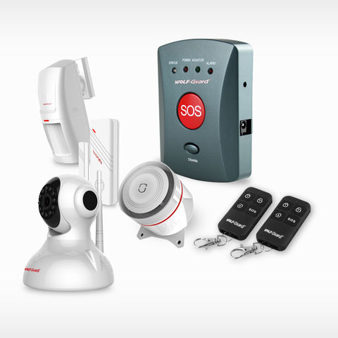 China Wolf guard GSM SMS Home Alarm System SOS Elderly emergency Care ...