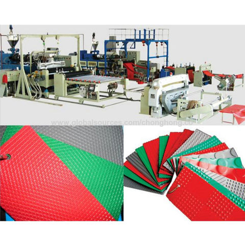 China Plastic Mat Machine (PVC Floor Production Line and Technology) on ...
