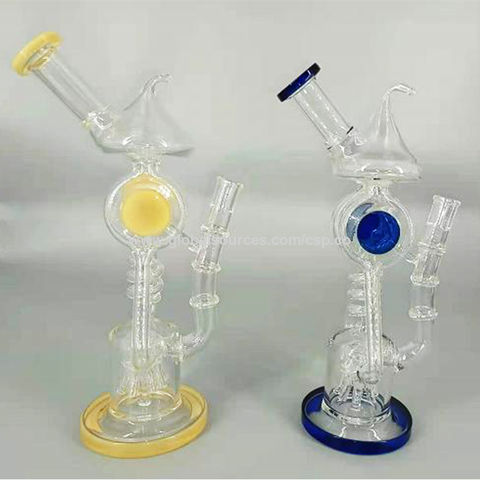 China Glass bong water pipe smoking pipe different size hookah on ...