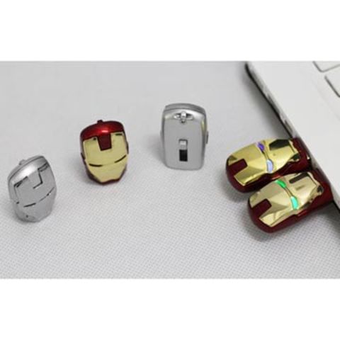 China Memory stick iron man USB flash drive pen drive, colored eyes ...