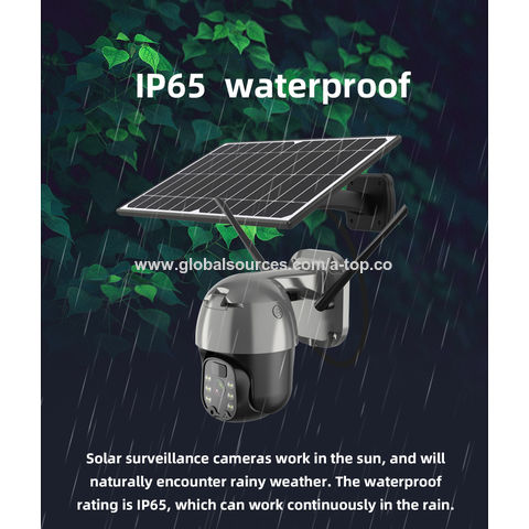 China Solar-powered surveillance systems Dome Camera Wireless cctv ...
