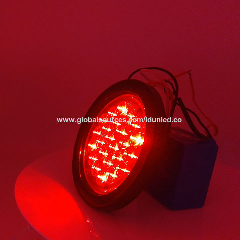 China DOT SAE Emark 4 inch round led tail lights trailer led brake ...
