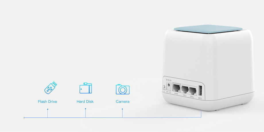 China Smart TouchLink Mesh WiFi Router Set of 3 with Gigabit Ethernet ...