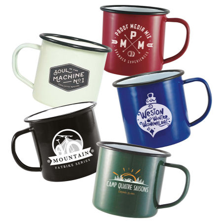 China Vintage Souvenir Enamel Coffee Cup Enamelware Custom Enamel ...
