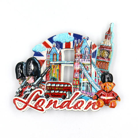 China Polyresin Fridge Magnet Unique Custom Vintage Countries Cities ...