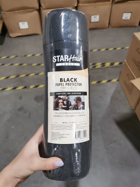 Hair Salon Waterproof Neck Ruffle Paper Strips Roll for Baber haircut ...