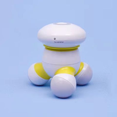 China Handheld Massager Mini Portable Vibrating Body Massager with LED ...