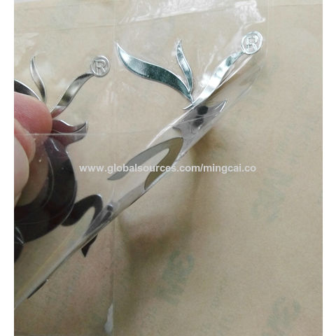 China Custom Nickel Label Sticker Nameplate with 3D Logo on Global ...