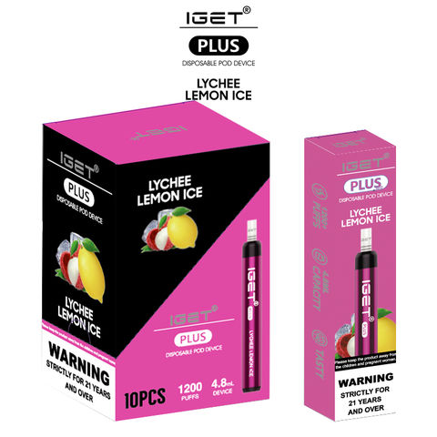 China IGET PLUS 1200puffs Disposable Pod High Quality Mini E-Cigarette ...