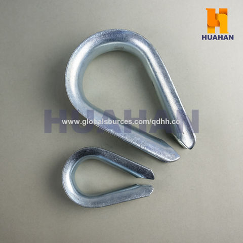 China US Type Standard Wire Rope Thimbles w/ Electric Galvanized or Hot ...