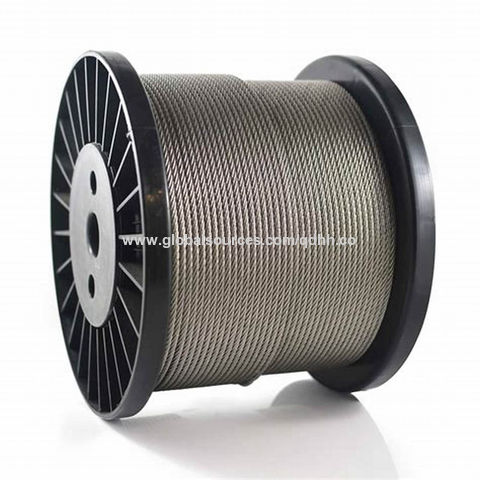 China 18X7+ FC/IWS no spinning steel wire rope, ungalvanized or ...