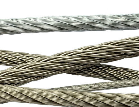 China 6X19W+FC/IWR line contacted steel wire rope, ungalvanized or ...