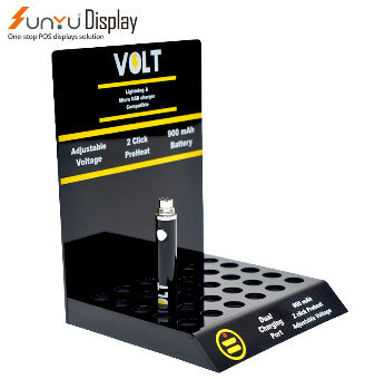 China Customized size logo counter top triple base acrylic small ...