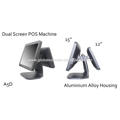 China 15" or 12" dual pos terminal with power adapter on Global Sources ...