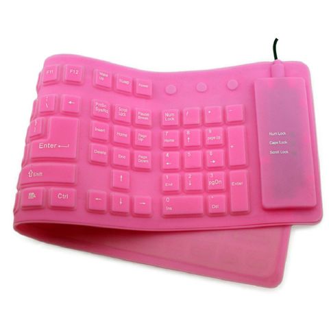 China Silicone flexible Keyboard USB wired waterproof and dustproof ...