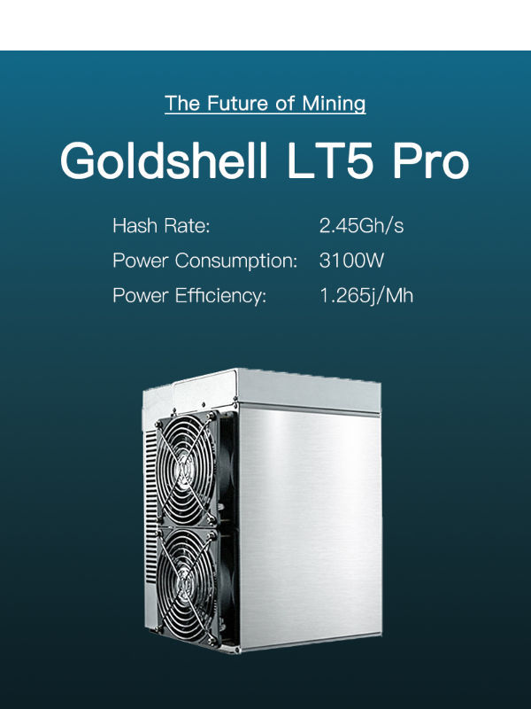 China 2022 New Coming Asic Miner Goldshell Lt5 pro Litecoin mining ...