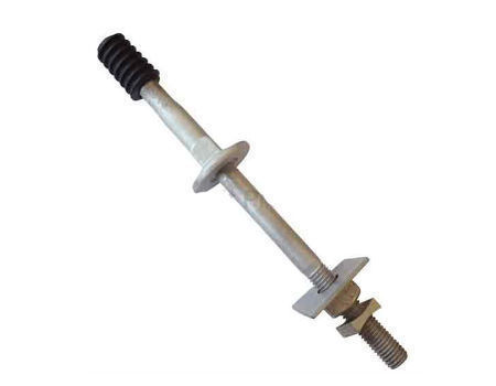 China Nylon Steel Spindle Double Strand Thimble Eye Bolt Anchor ...