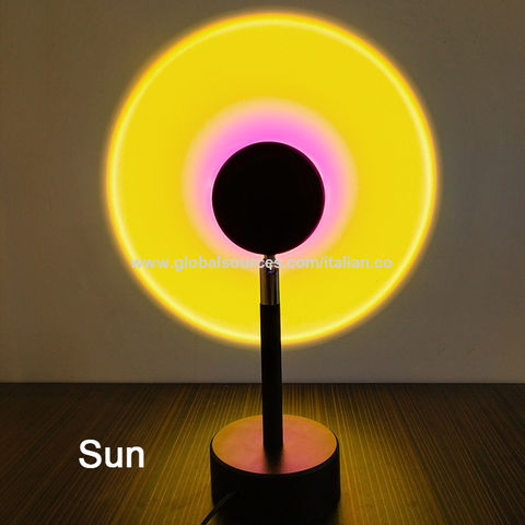 China LED Lamp Ring Light Sunset Projection Light for photography ...
