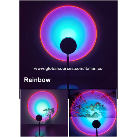 China LED Lamp Ring Light Sunset Projection Light for photography ...