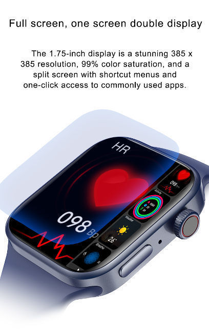 N76 Bluetooth Call 1.75" TFT Touch Screen Outdoor Sport Tracking ...